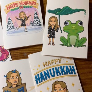 Bitmoji, Bitmoji Card, Bitmoji Greeting Card, Greeting Card, Blank Card ...