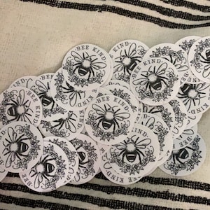 Sticker, Stickers, Be Kind, Kindness, Bee, Bee Kind, School, Teacher ...