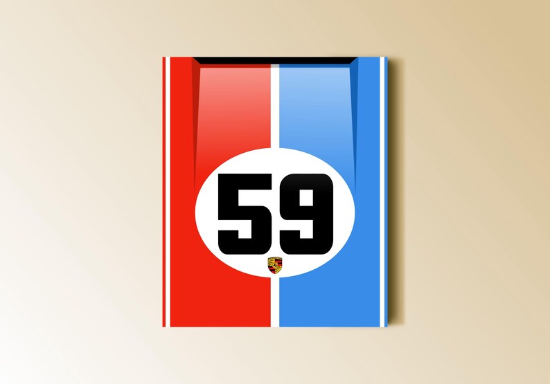 Brumos Porsche Racing Livery Art Print: Motorsport Wall Decor (digital ...