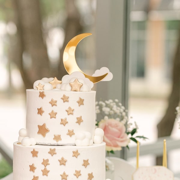 Moon Cake Topper - Etsy Australia