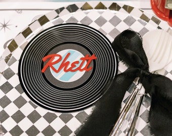 Retro Table Number Vintage Diner Table Number Vintage Party Table ...