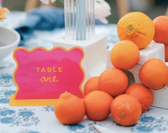 Retro Table Number Vintage Diner Table Number Vintage Party Table ...