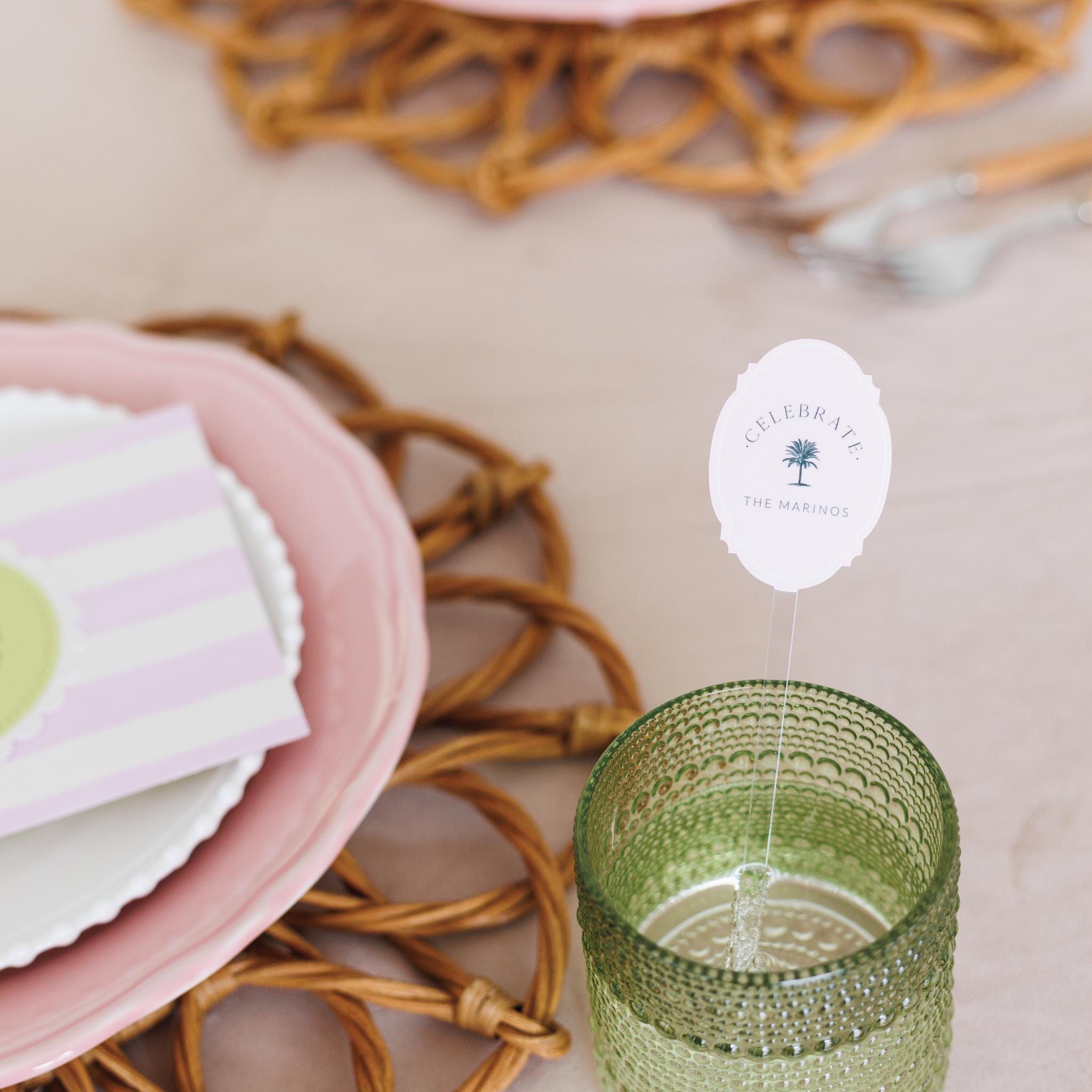 Fancy Oval Drink Stirrer: Amelie Collection - Oval Drink Stirrer ...