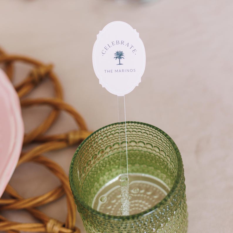 Fancy Oval Drink Stirrer: Amelie Collection - Oval Drink Stirrer ...