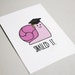 Snailed It Graduation Card | Funny Graduation Card | Funny Greeting ...