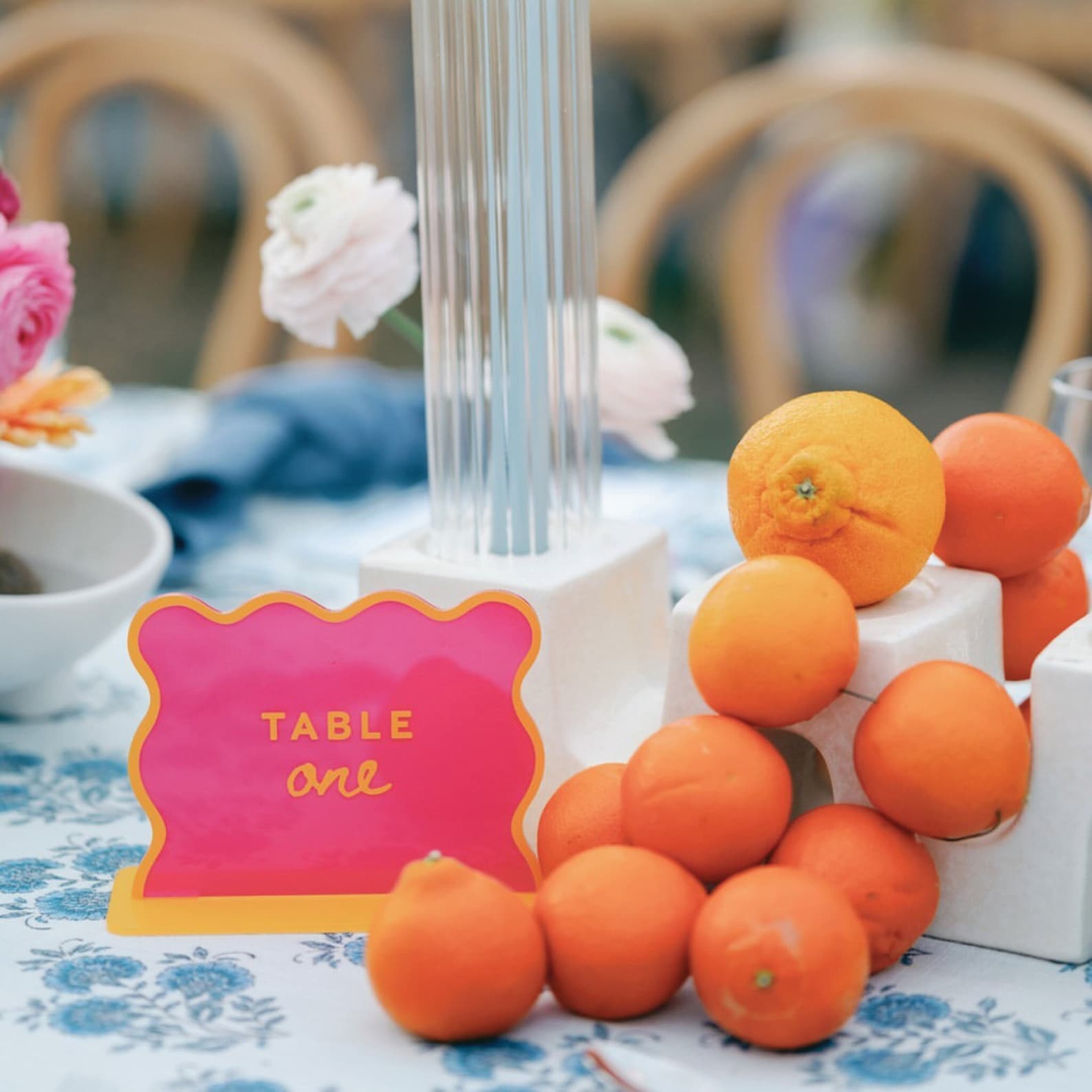Wavy Table Number | Custom Squiggle Table Number | Custom Wavy Table ...