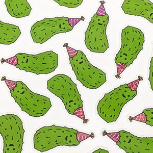Holographic Dill Pickle Sticker | Pickle Birthday Sticker | Big Dill ...