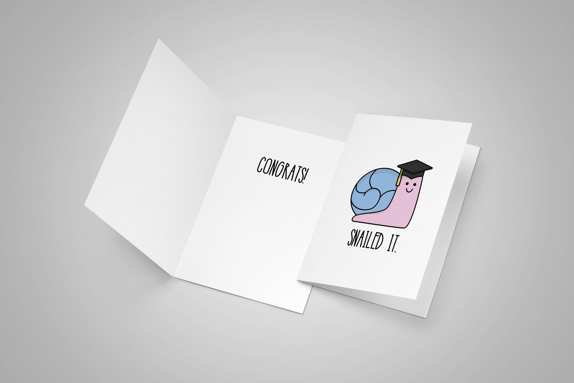 Snailed It Graduation Card | Funny Graduation Card | Funny Greeting ...