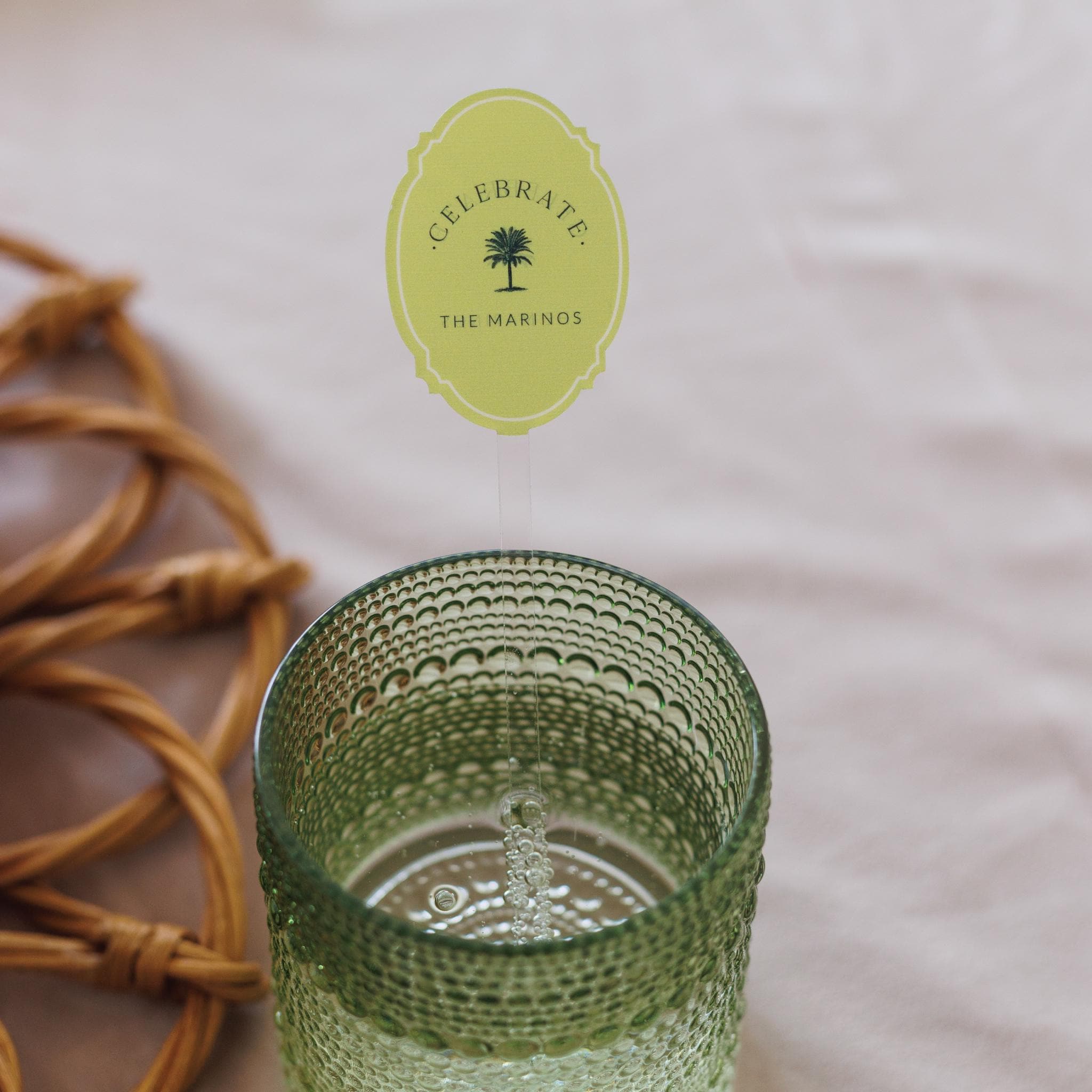 Fancy Oval Drink Stirrer: Amelie Collection - Oval Drink Stirrer ...