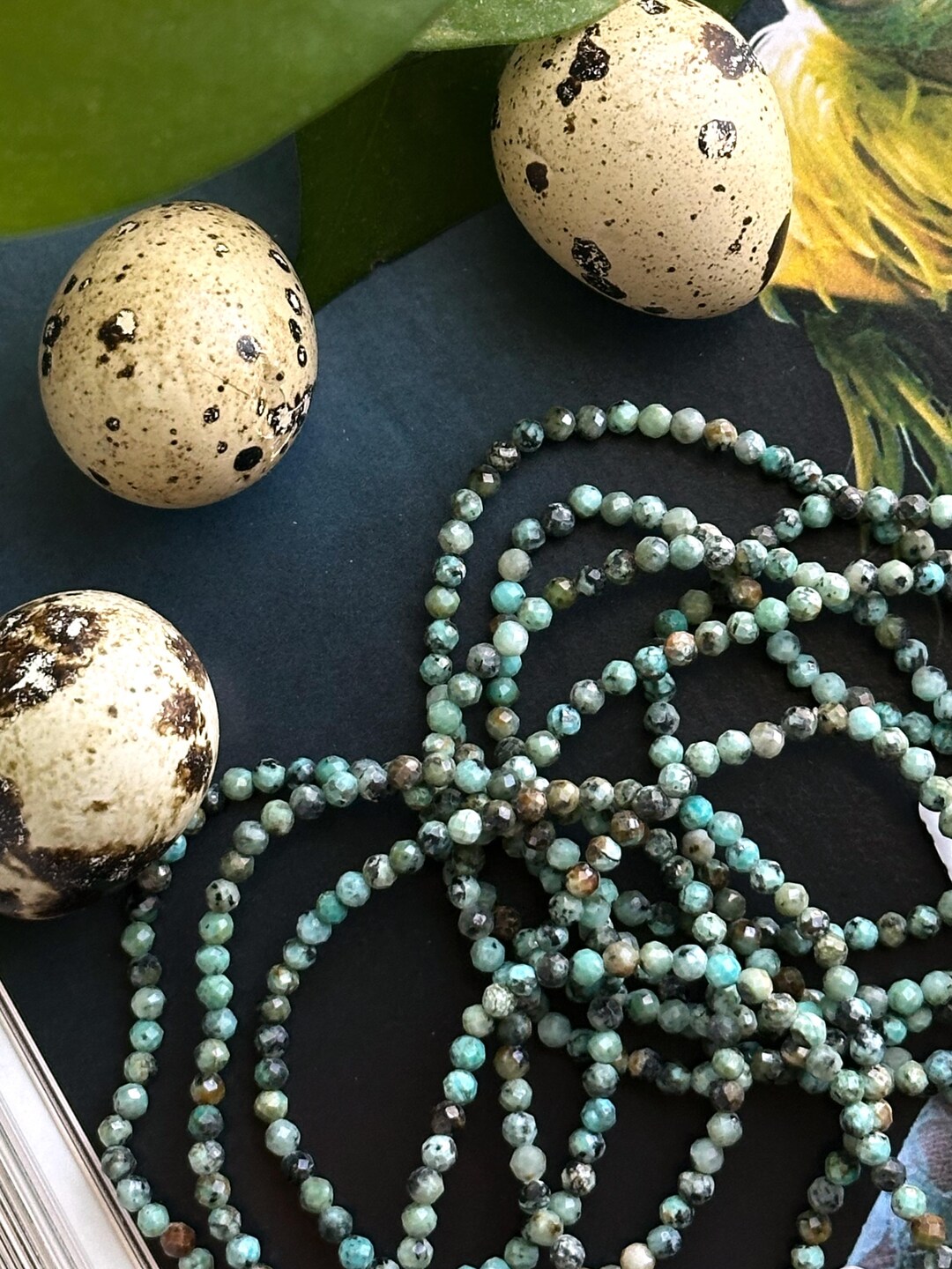 Delicate Turquoise Bracelet | Natural Turquoise Gemstone Minimalist ...