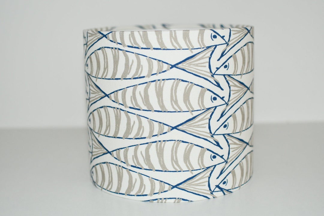 Padstow Stone Fish Lamp Shade - Etsy UK