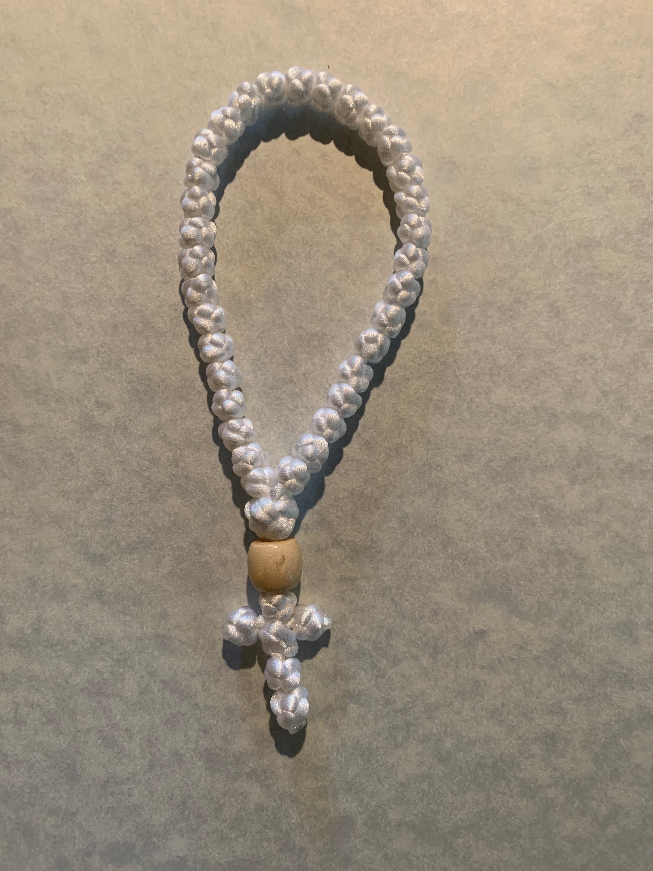 White 33 Knot Prayer Rope - Etsy