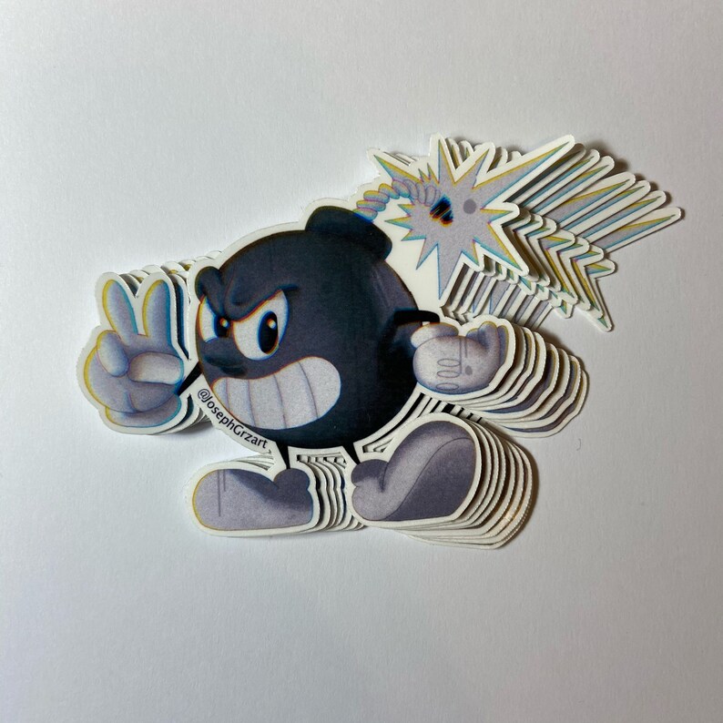 Vintage Rubber Hose Cartoon Sticker Pack | Vinyl Stickers | Water ...