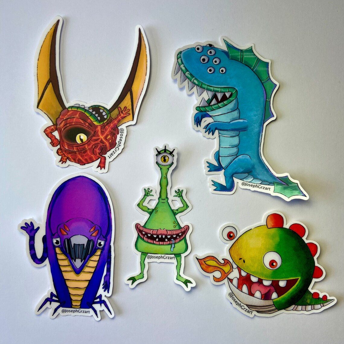 Monster Mates Vinyl Sticker Pack - Etsy