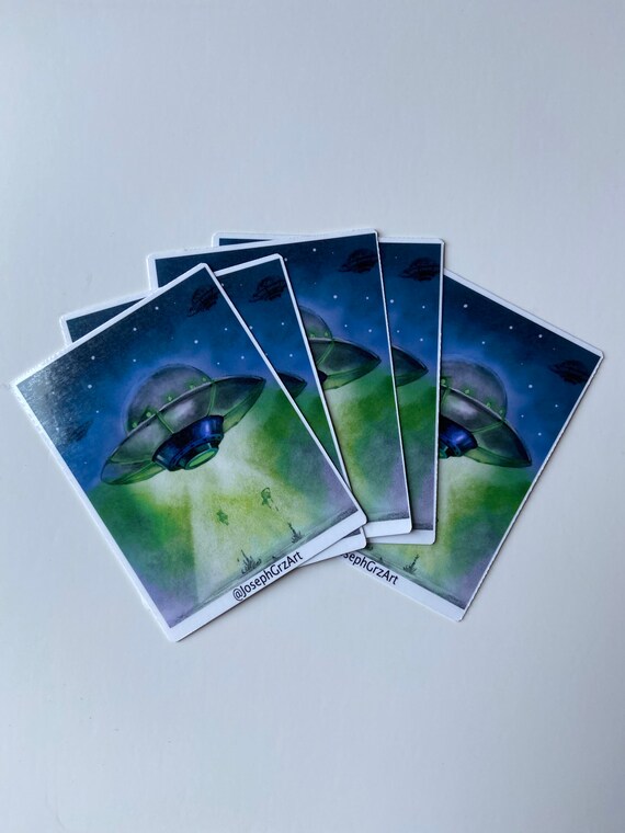 UFO Sticker | Etsy
