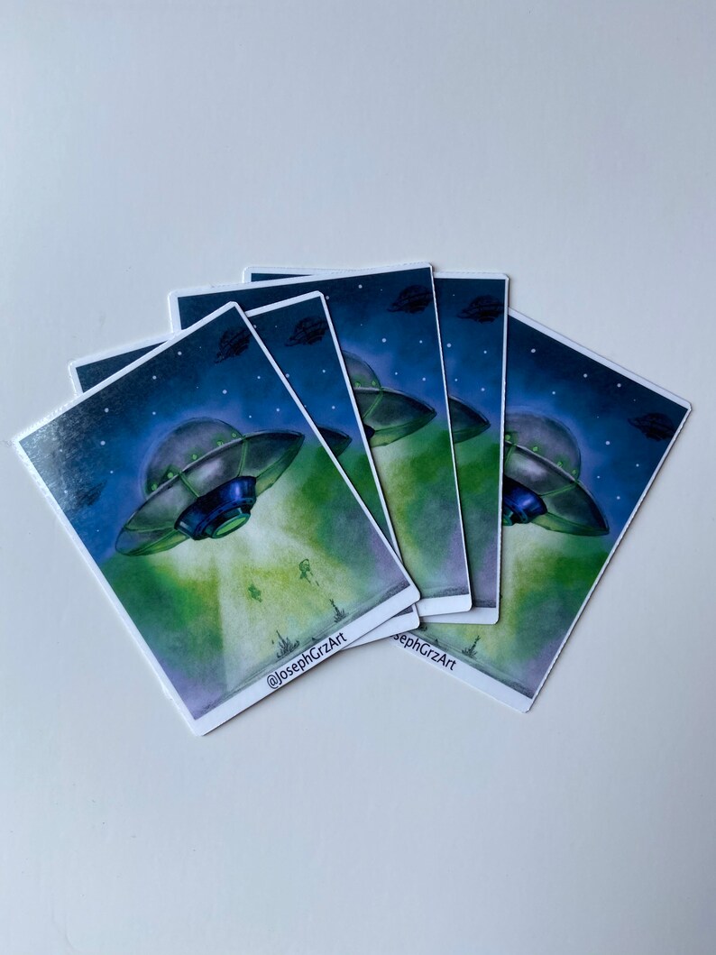 UFO Sticker - Etsy