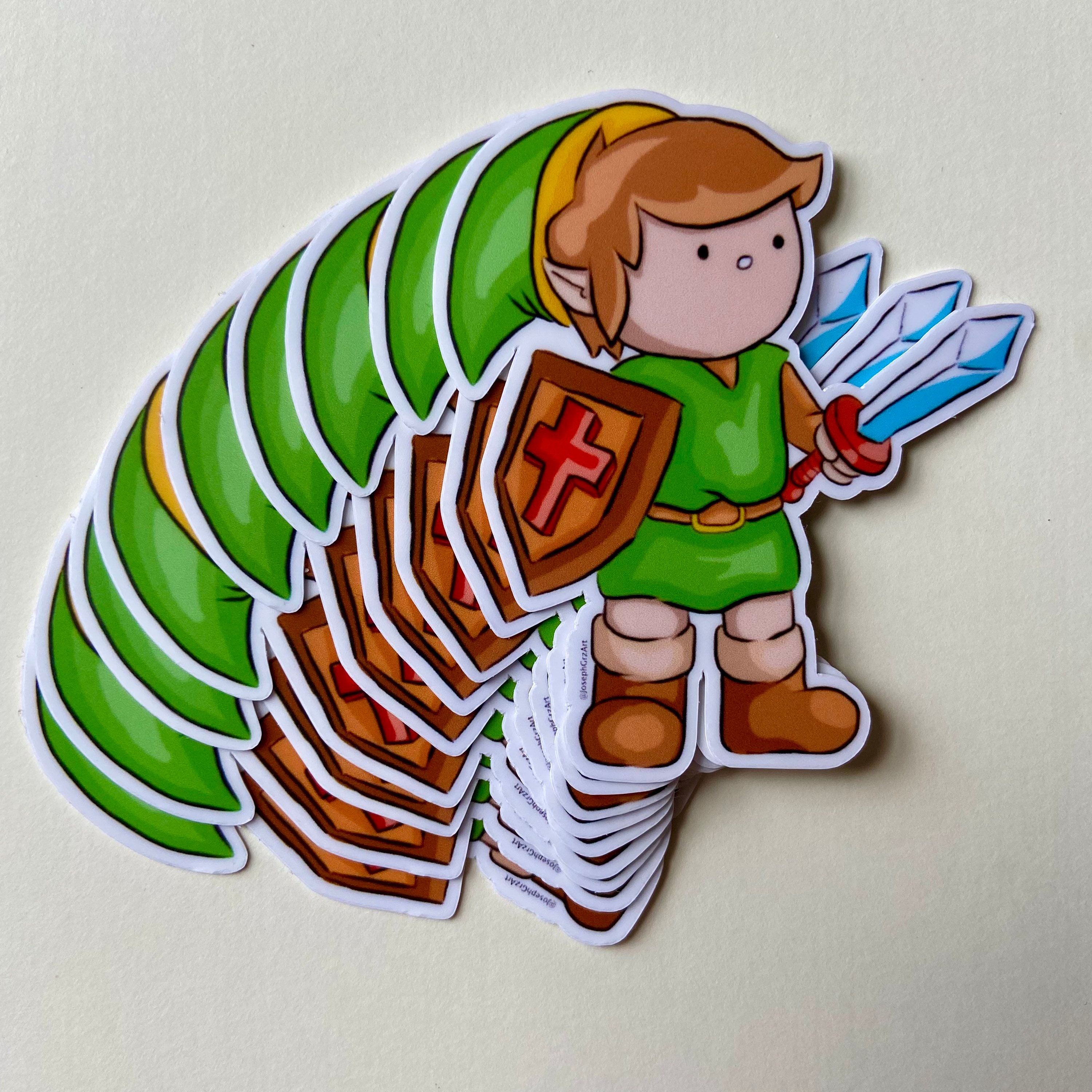 Link Legend of Zelda Stickers | Vinyl Stickers | Water Bottle Stickers ...