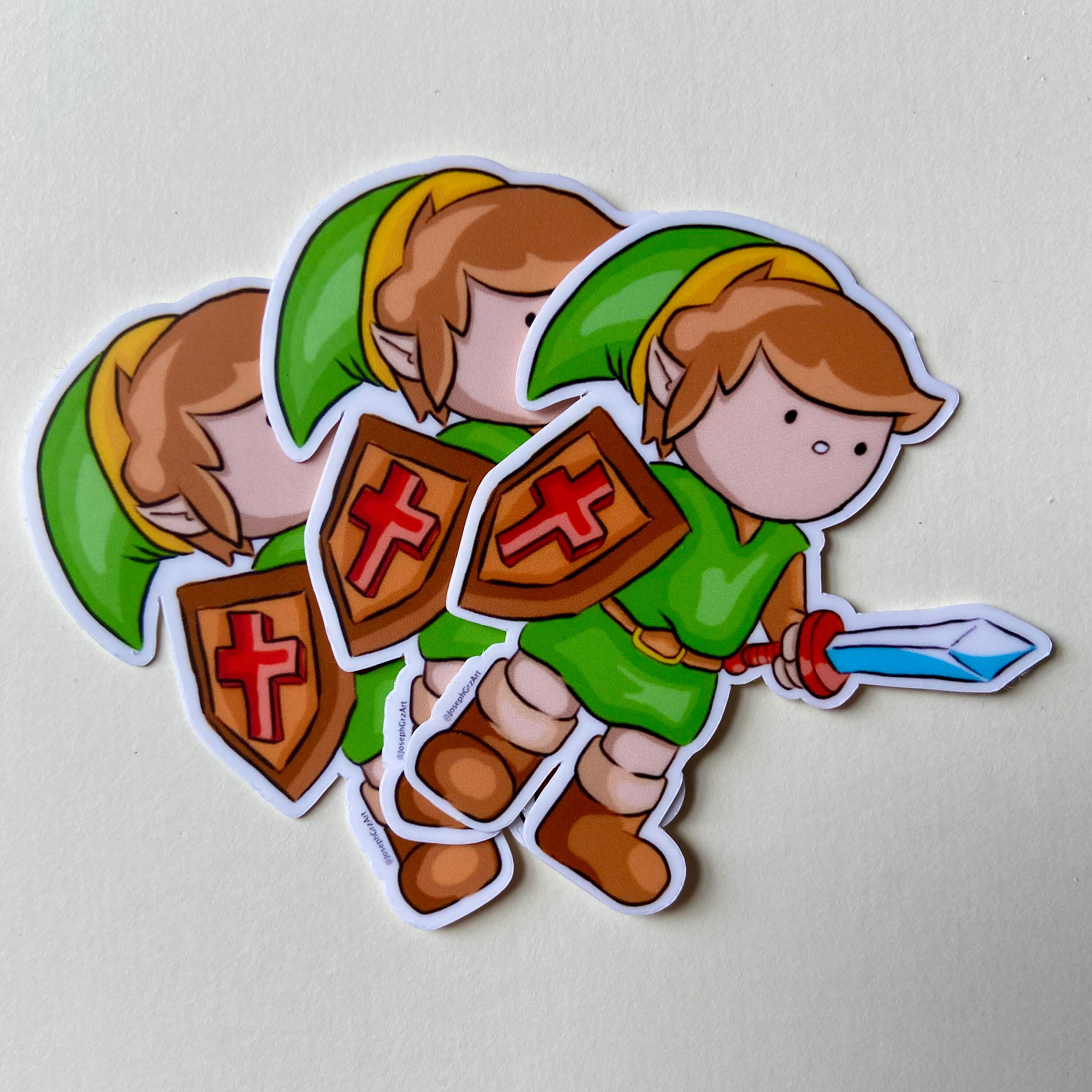 Link Legend of Zelda Stickers | Vinyl Stickers | Water Bottle Stickers ...