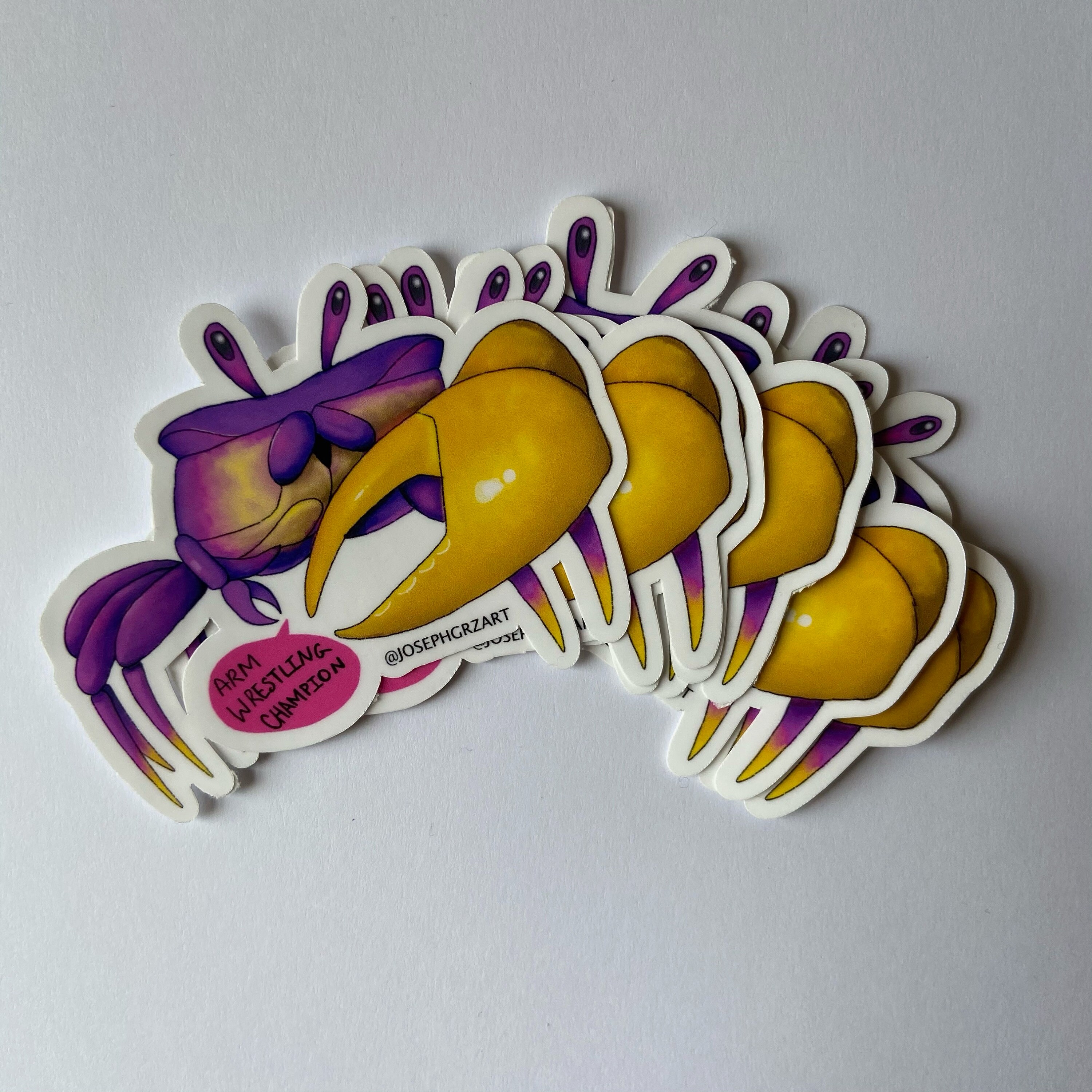 Crustacean Sticker Pack - Etsy
