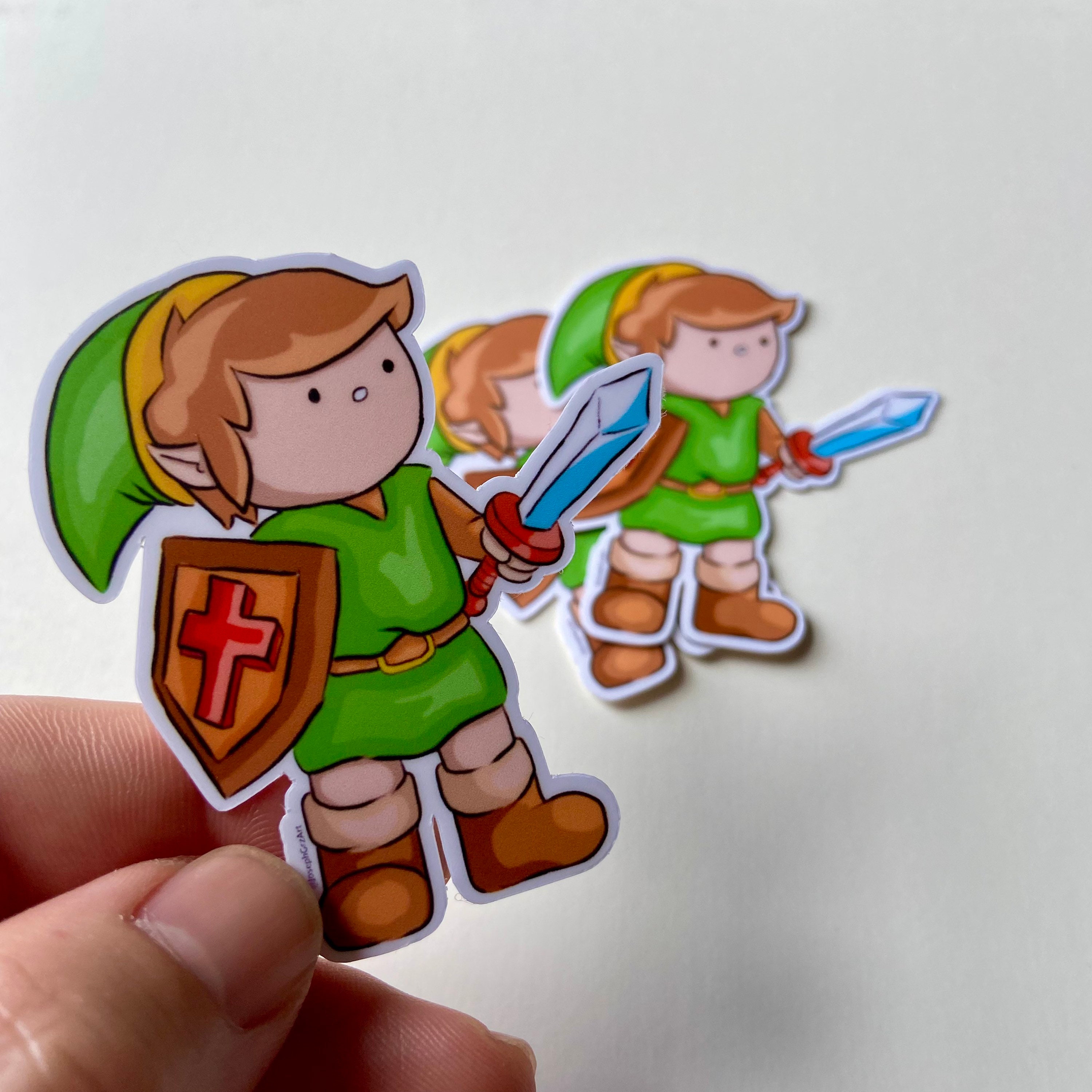 Link Legend of Zelda Stickers | Vinyl Stickers | Water Bottle Stickers ...
