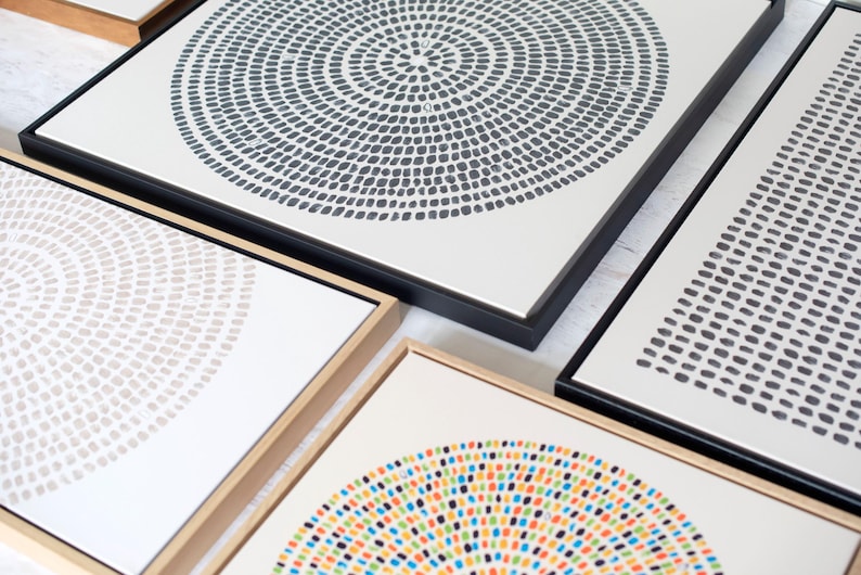 Jesus Feeds 5000 Art Print – Thumbprint Christian Wall Art - Etsy