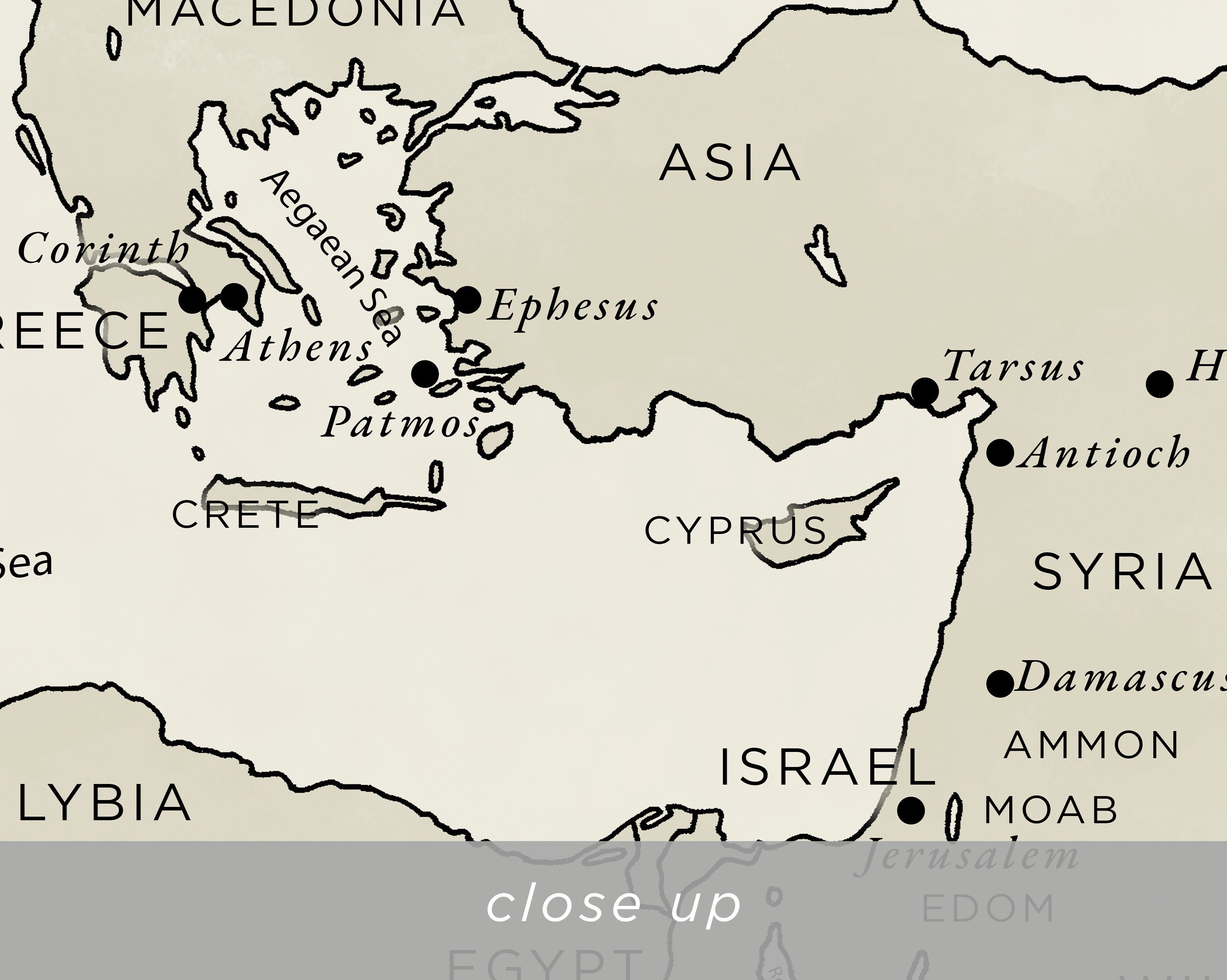 Map of the Bible Old and New Testament Christian Study Maps - Etsy ...