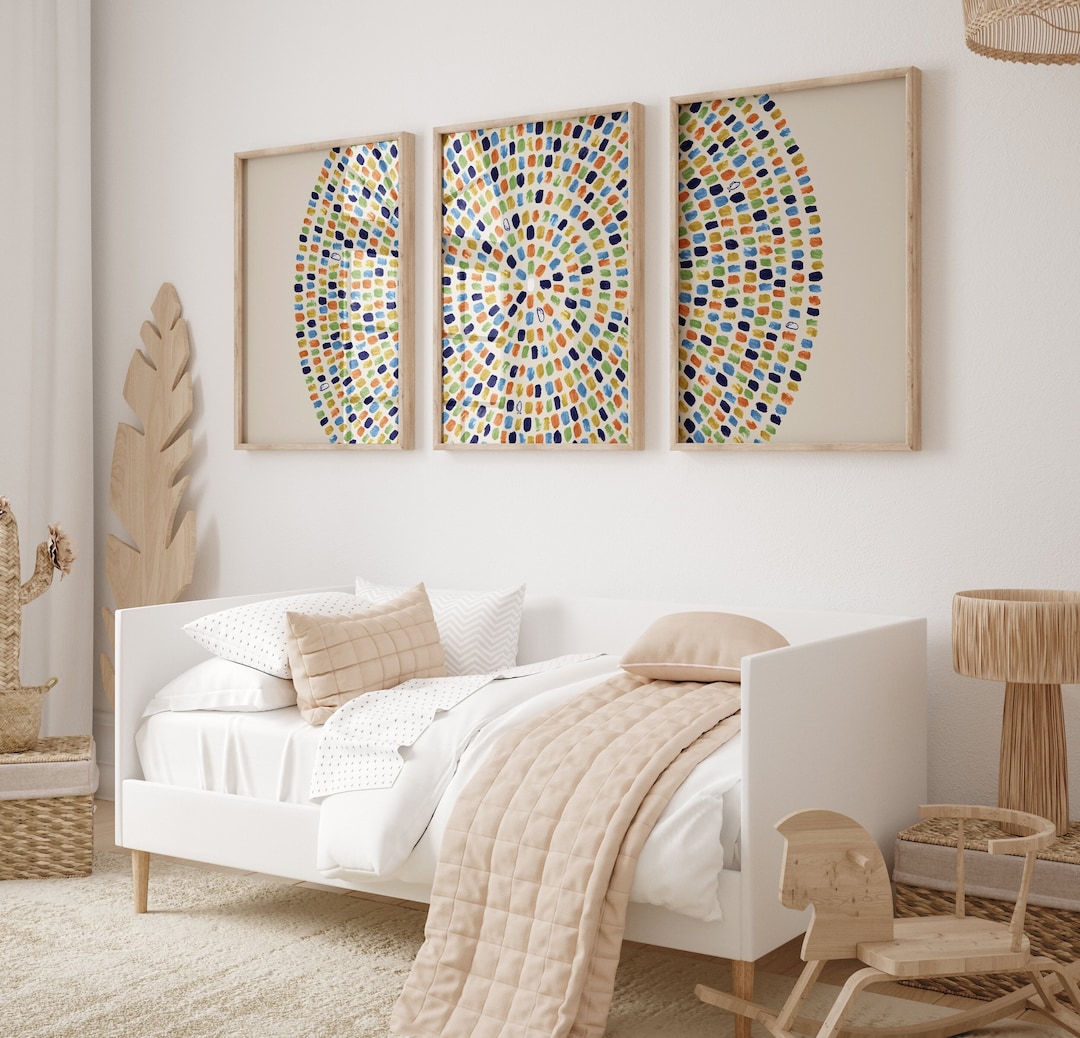 Jesus Feeds 5000 Art Print Set – Thumbprint Christian Wall Art - Etsy
