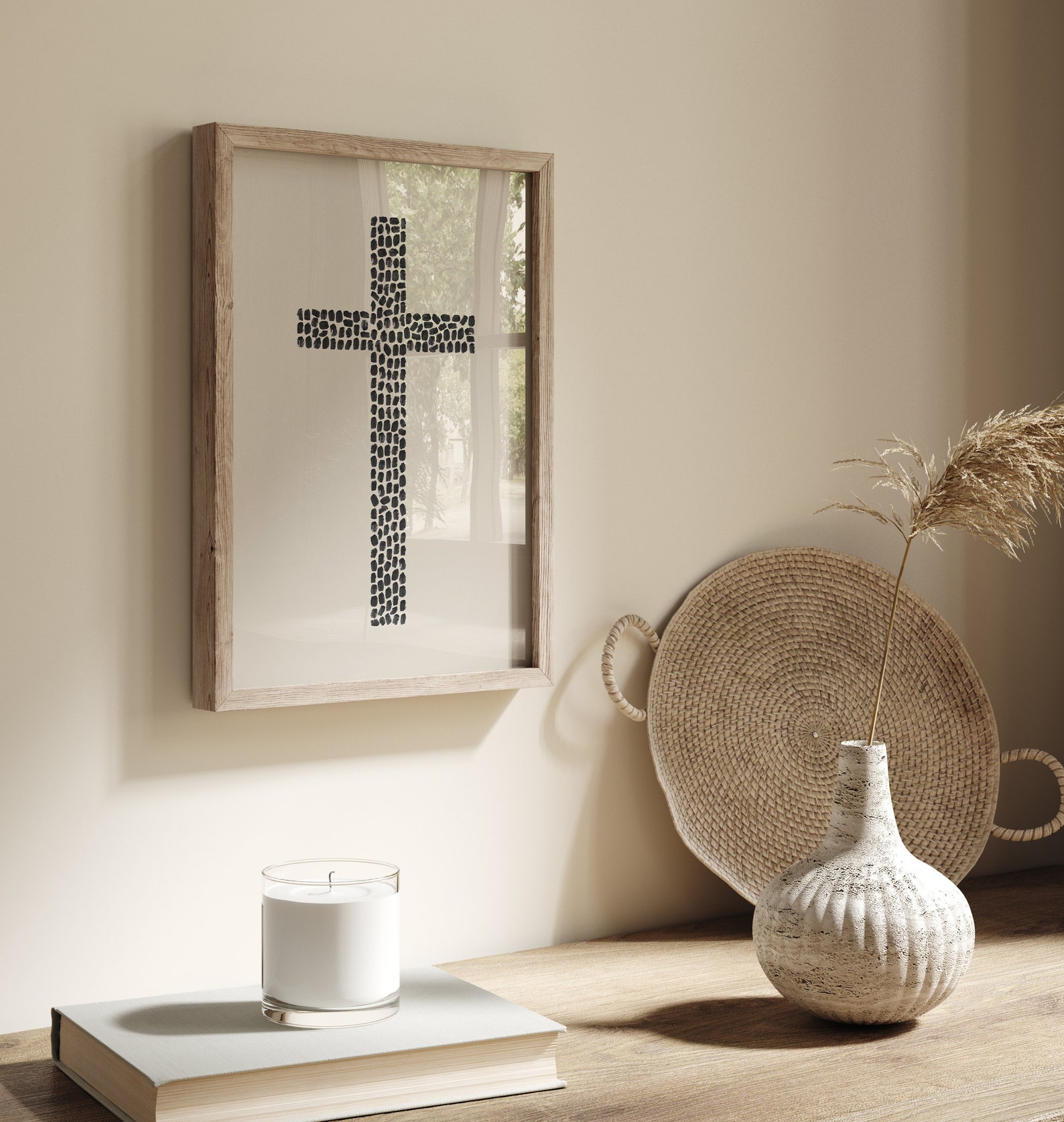 Fingerprint Cross - Body of Christ Wall Art, Fingerprints in Black - Etsy