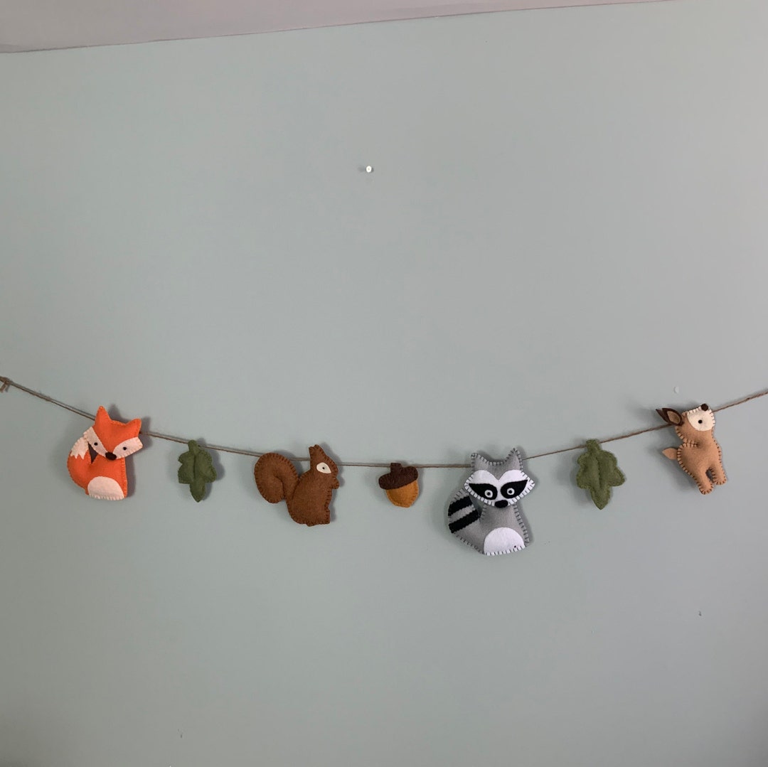 Woodland Animals Decor, Woodland Animals Ornaments, Woodland Nursery ...