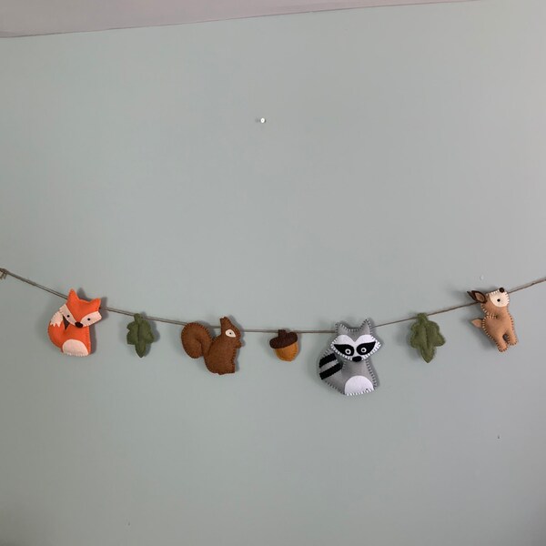 Felt Forest Animals - Etsy