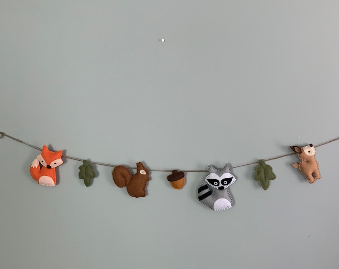 Woodland Animals Decor Woodland Animals Ornaments Woodland - Etsy