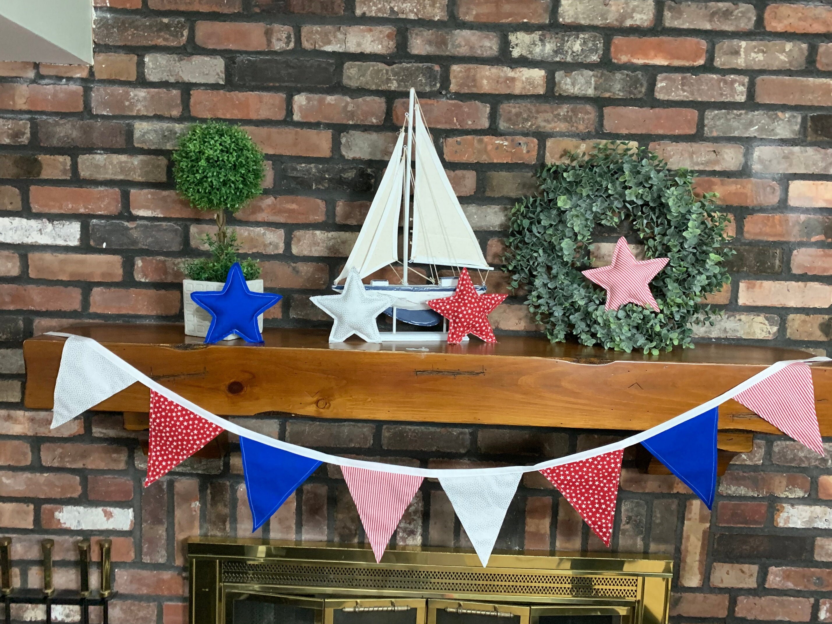 Mini Bunting Banner 4th July Bunting Banner 4th July Decor | Etsy