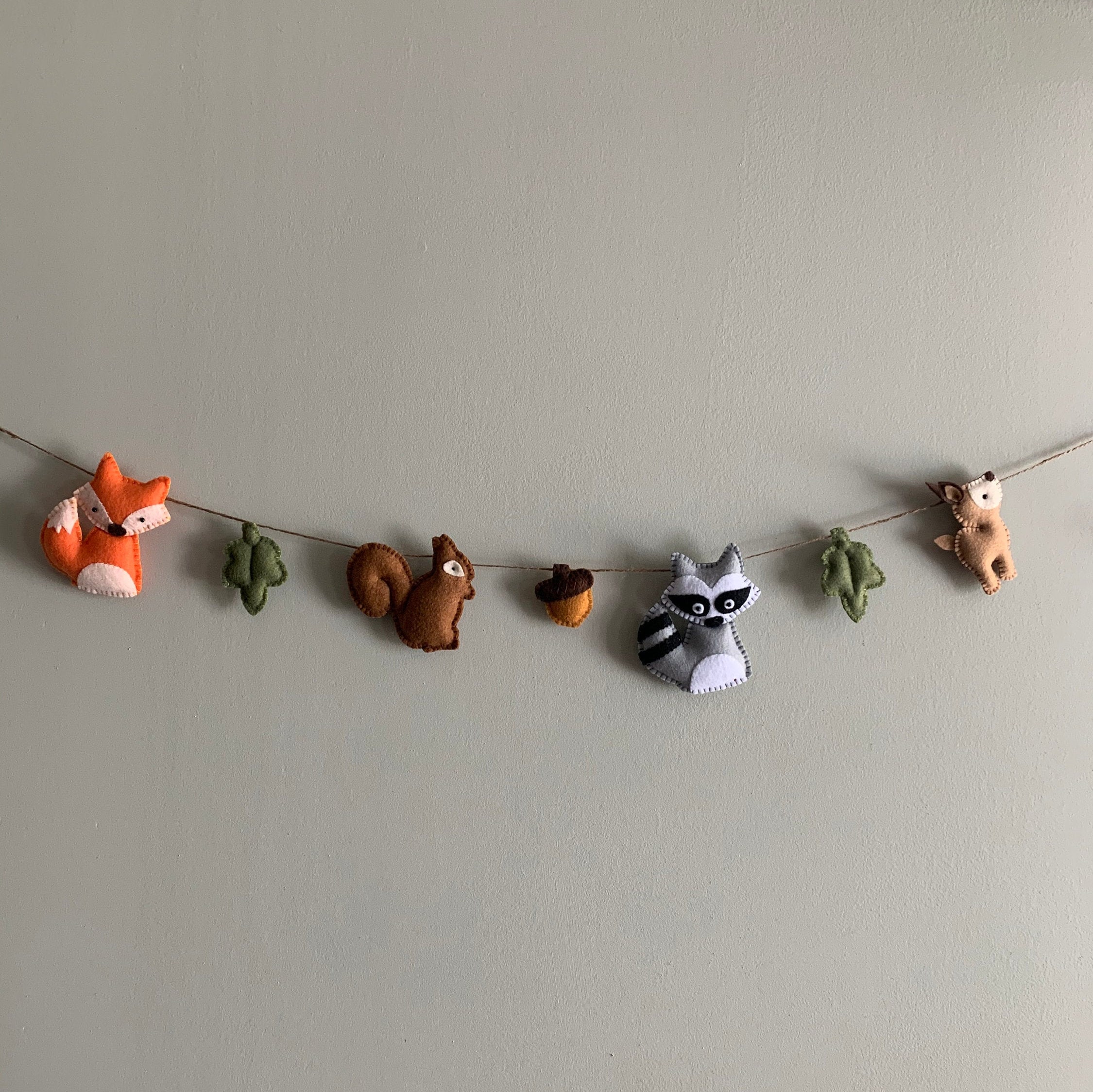 Woodland animals decor woodland animals ornaments woodland | Etsy