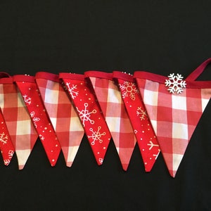 Christmas Banner, Christmas Bunting Flags, Christmas Garland, Christmas ...