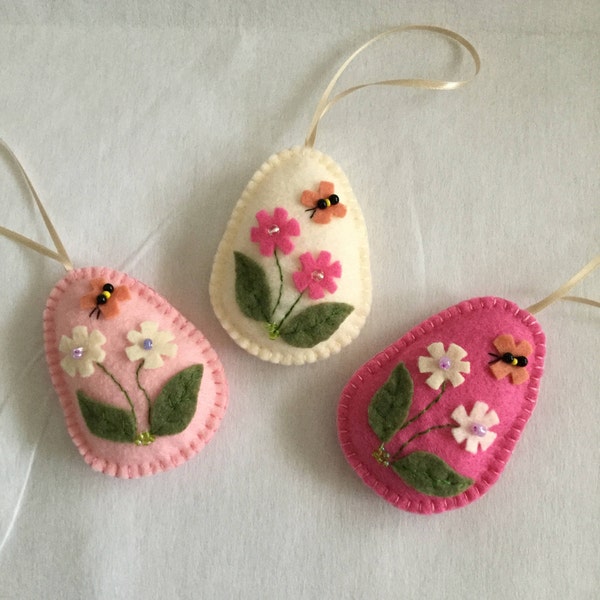 Felt Easter Ornaments - Etsy
