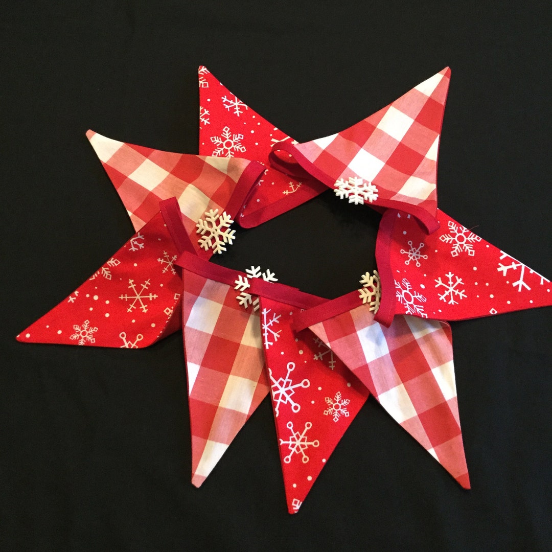 Christmas Banner, Christmas Bunting Flags, Christmas Garland, Christmas ...