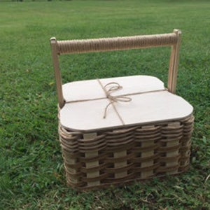 Handmade Double Pie Carrier Basket - Etsy