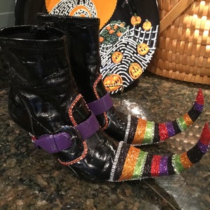 Womens CUSTOM ORDER Witch Boots Pick Your Colors for Your Perfect ...