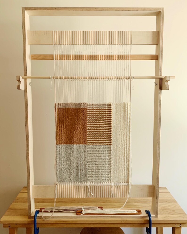 Color Block Stripes Hand Woven Wool Rug - Etsy