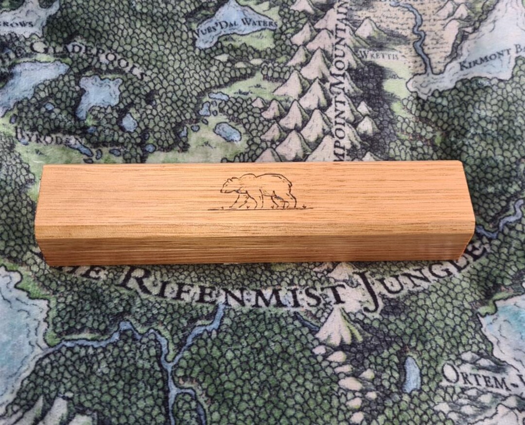 Beware the Bear Handmade Wooden TTRPG Dice Vault - Etsy