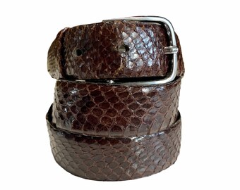 Snakeskin Belt | Etsy