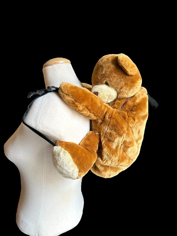 Brown Bear Hug Stuffie Backpack - Gem
