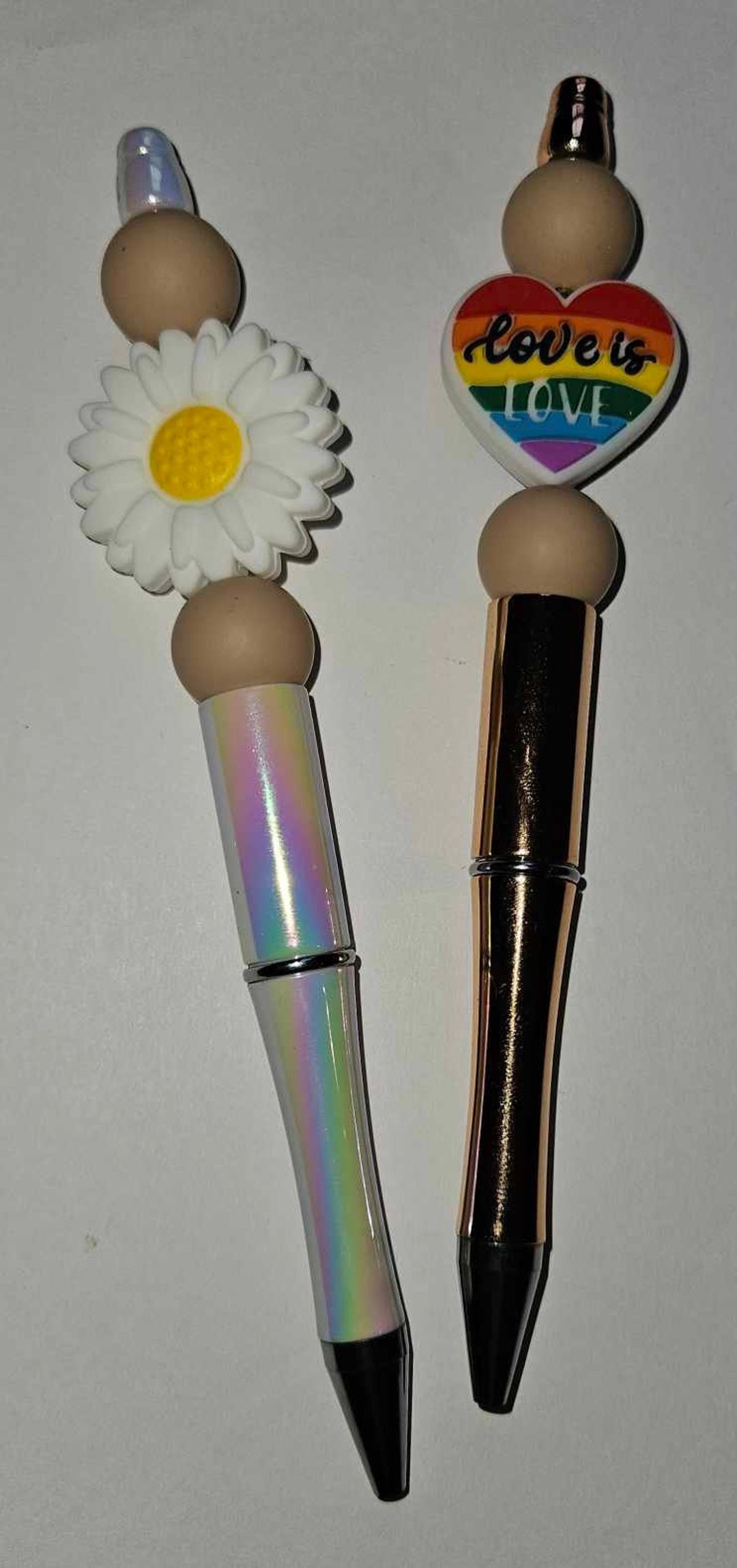 Sassy Light Brown Beaded Pen - Etsy