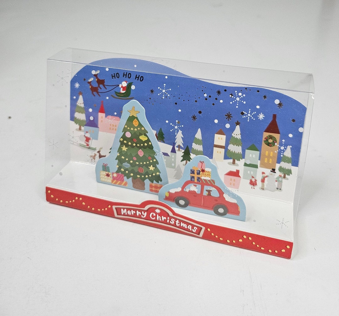 3D Mini Christmas Card Transparent Christmas Wonderland - Etsy