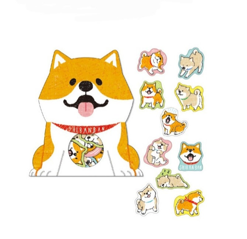 Shiba Inu Stickers - 30pcs per Pack - Etsy