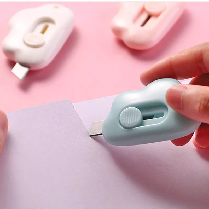 Pastel Cloud Paper Cutter, Mini Small Pocket Cutter, Paper Envelope ...