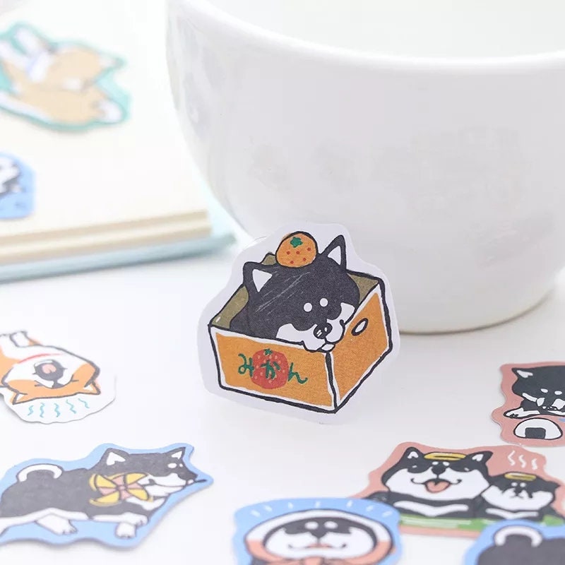 Shiba Inu Stickers - 30pcs per Pack - Etsy