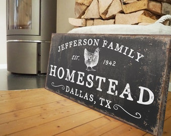 Rustic Farm Sign | Etsy