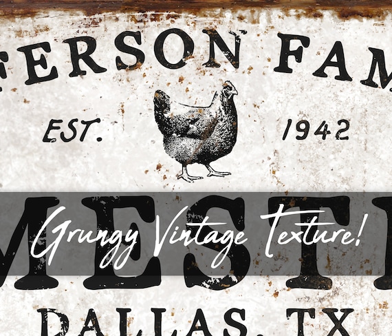 Personalized Homestead Sign Outdoor Patio Front Porch Decor Family ...