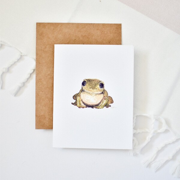 Frog Card - Etsy